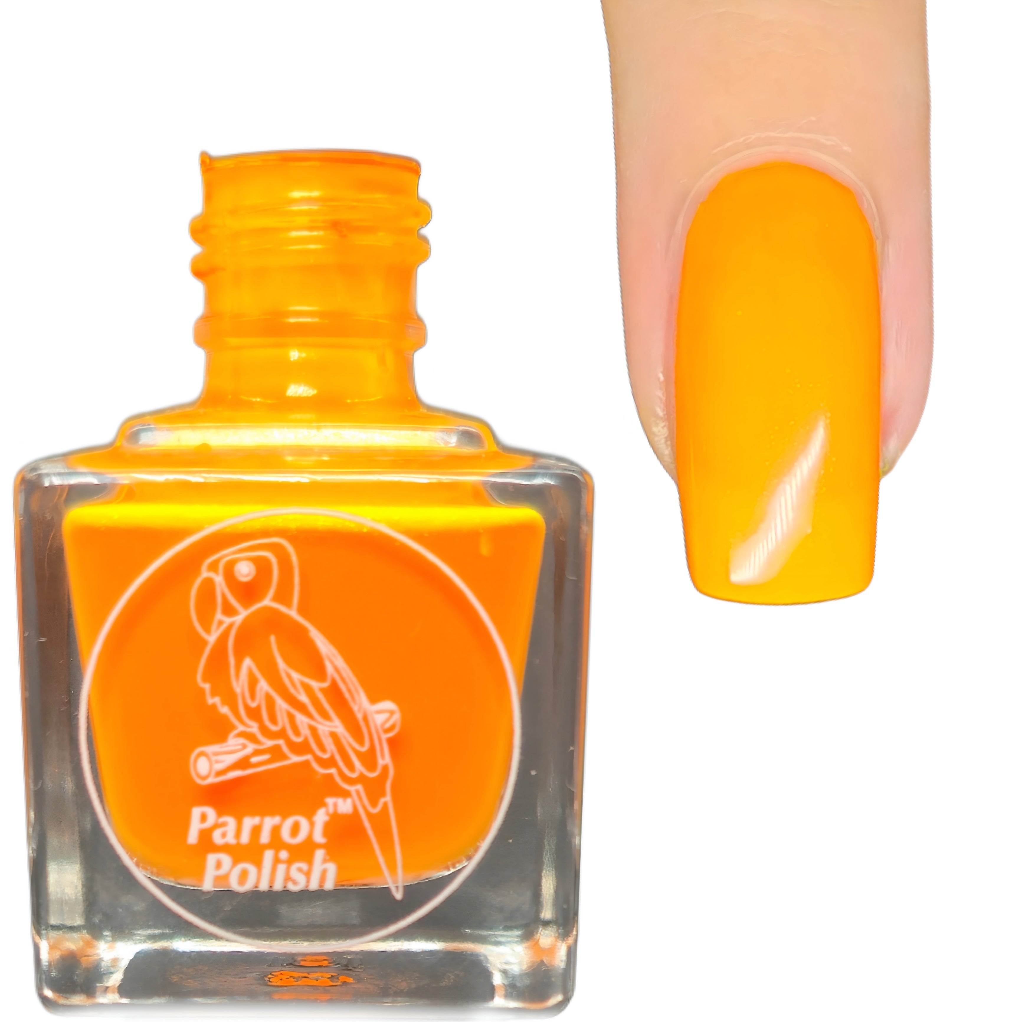 Parrot Polish Orangutan Orange Neon Nail Polish